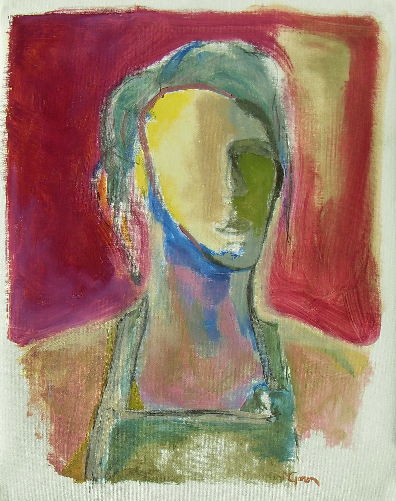 Faceless Self-Portrait — Art Challenge #14 – RNAC Workshops